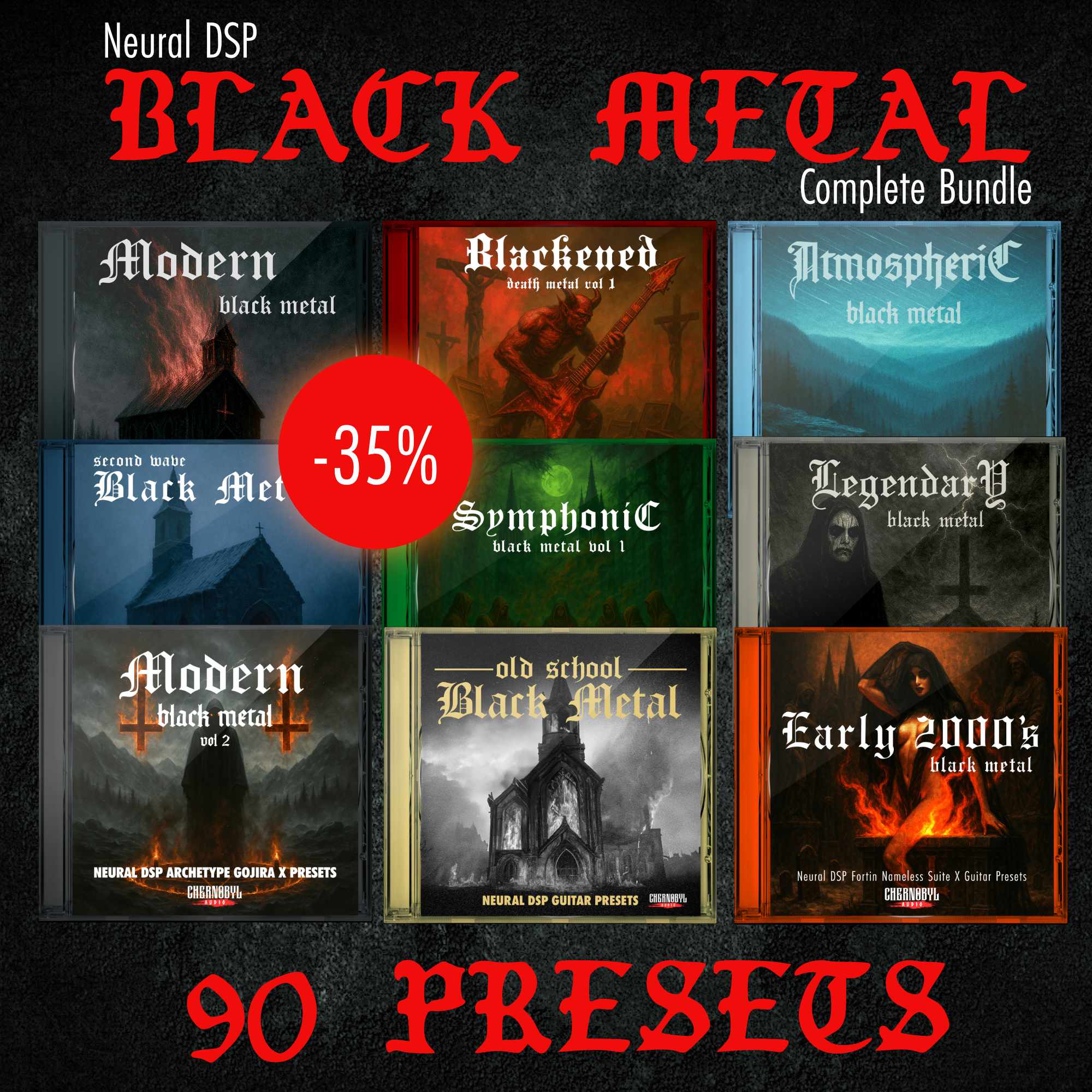 Neural DSP Complete Black Metal Preset Bundle – Chernobyl Audio